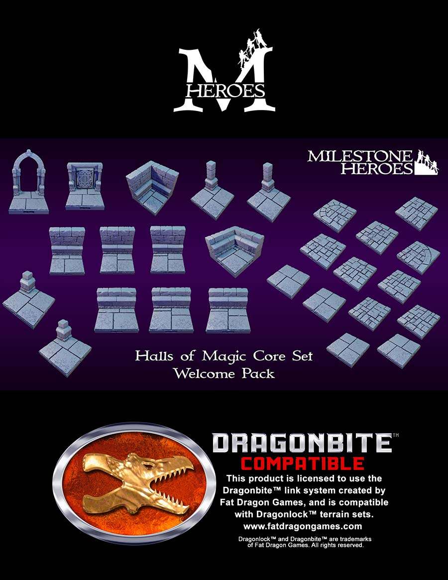 Halls of Magic Core Set - Milestone Heroes | DriveThruRPG