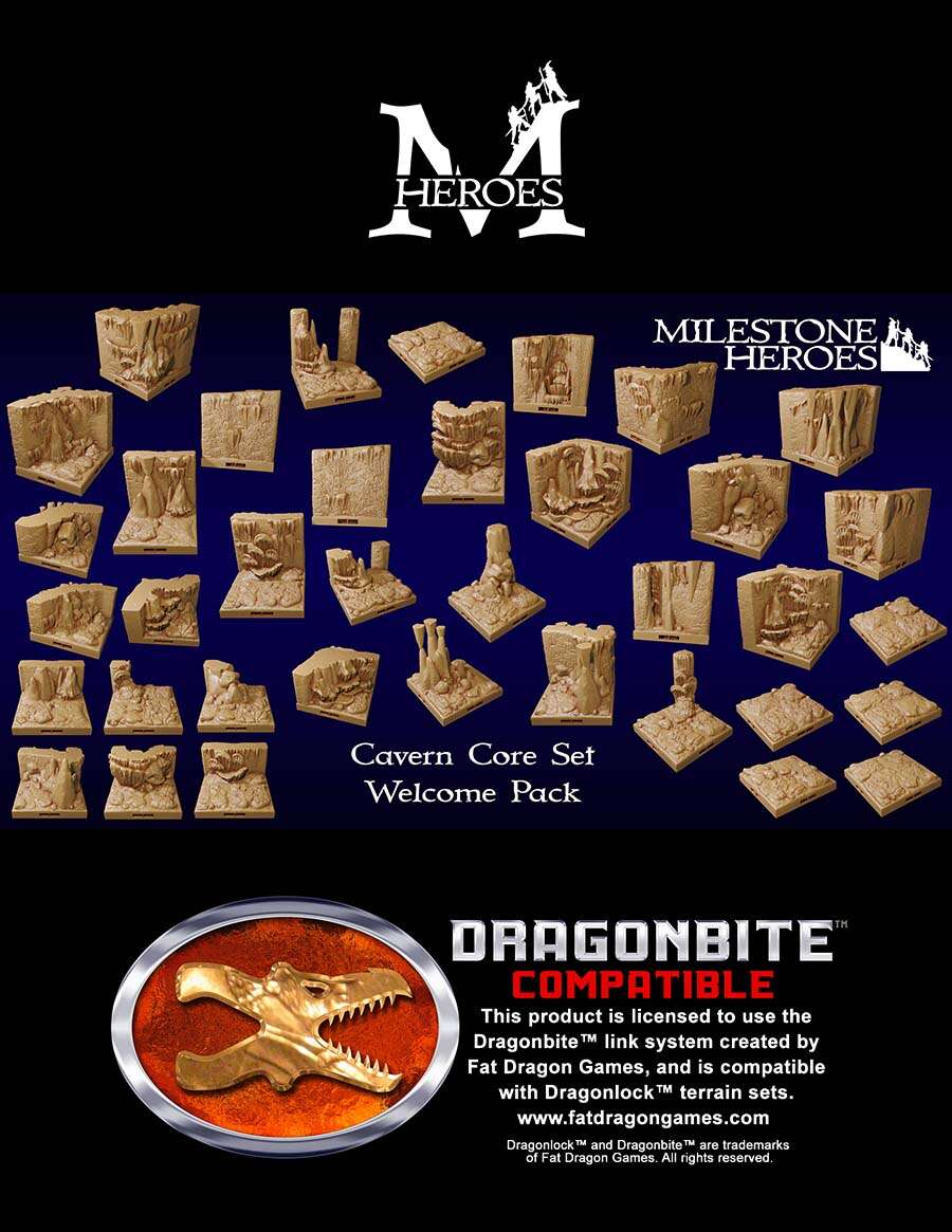 Cavern Core Set - Milestone Heroes | DriveThruRPG