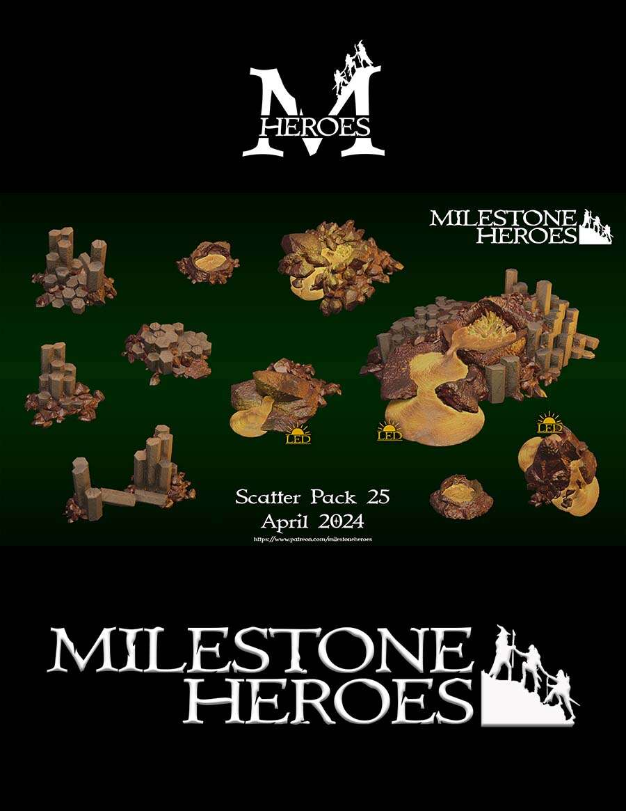 Scatter Pack 25 - Milestone Heroes | DriveThruRPG