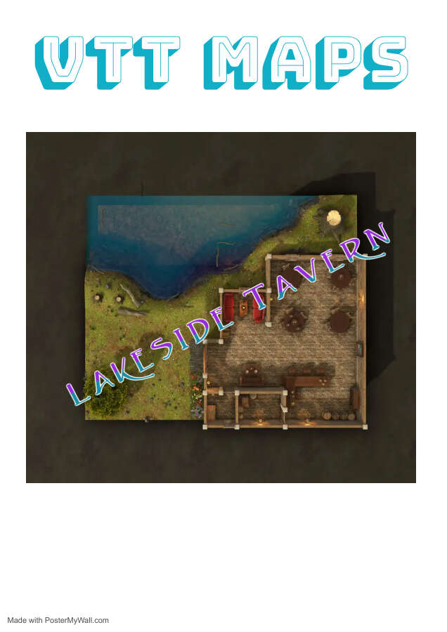 Lakeside Tavern VTT Map - In Character Adventures | DriveThruRPG