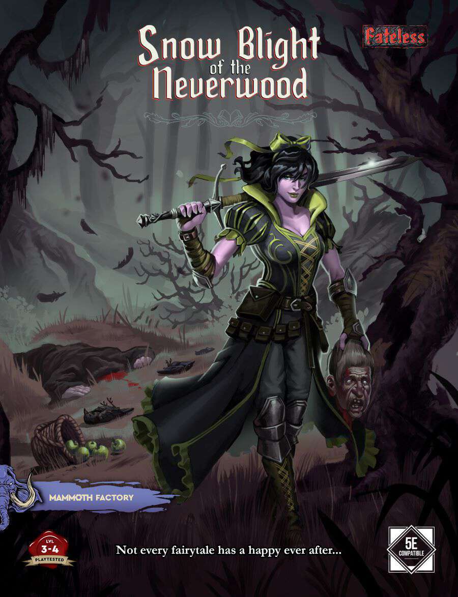 Fateless: Snowbllight of the Neverwood - MammothFactory | DriveThruRPG