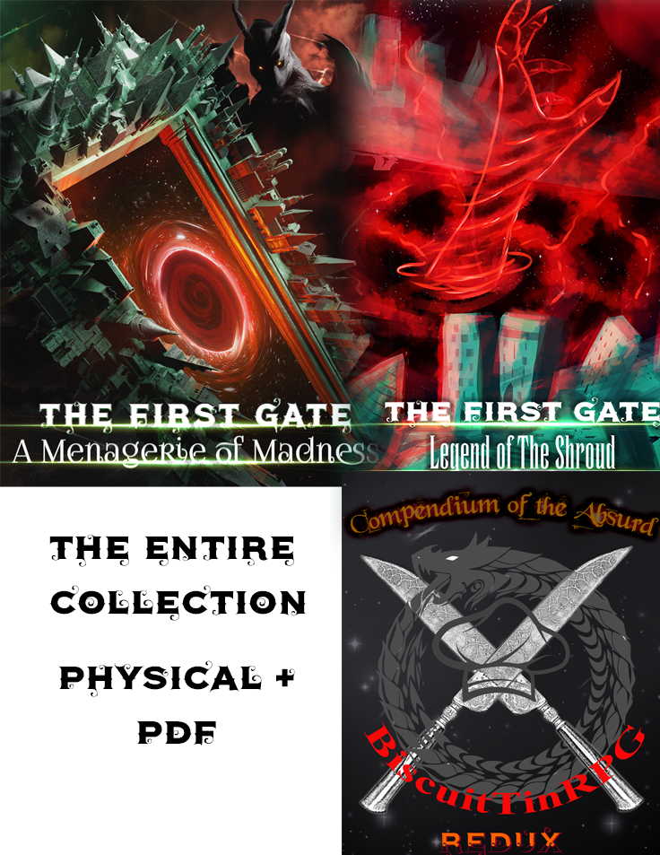 The Gate Collection - Physical + PDF [BUNDLE] - BiscuitTinRPG | First ...