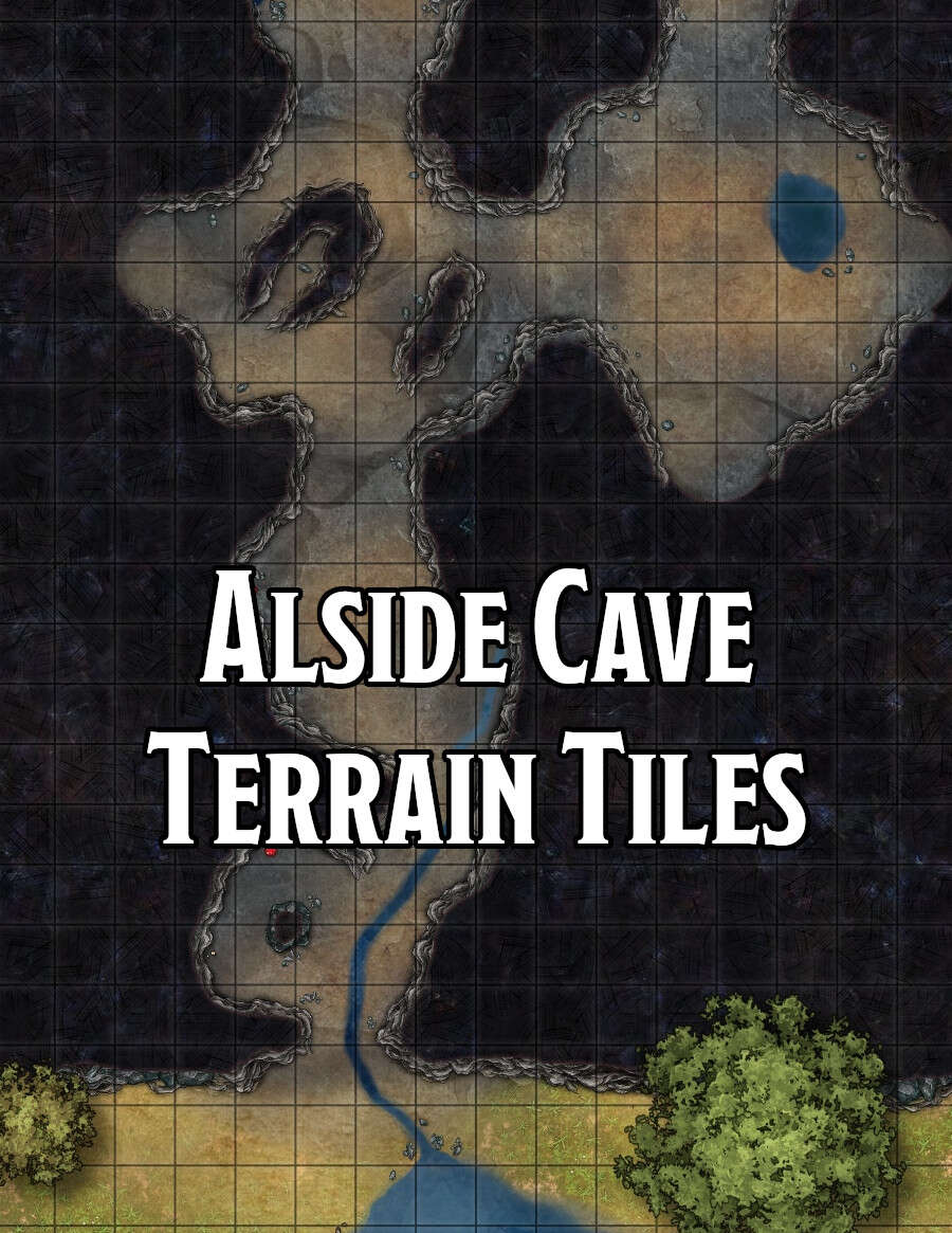 Alside Cave terrain tiles - T.M. van Dalen RPG | Freebone Vale ...