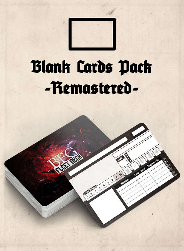 Blank card Deck - BFG-FleetDeck | DriveThruRPG