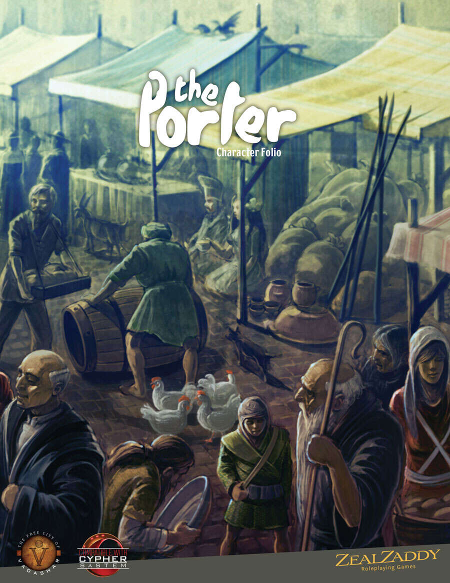 The Porter Character Folio - ZealZaddy | DriveThruRPG