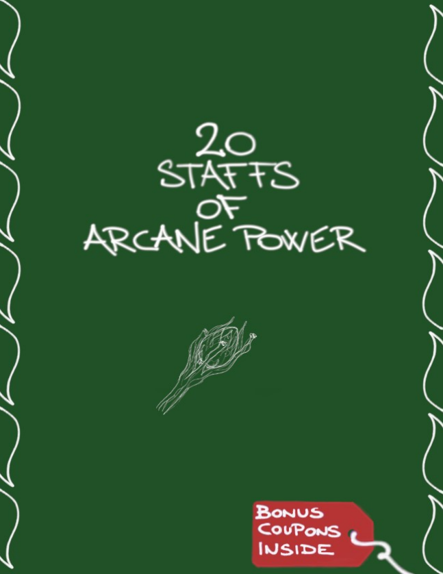Game Mastery: 20 Staffs of Arcane Power - DarkStar Publishing ...