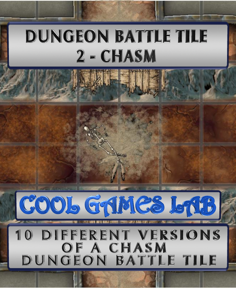 Dungeon Battle Tiles 2, Chasm - Cool Games Lab | DriveThruRPG