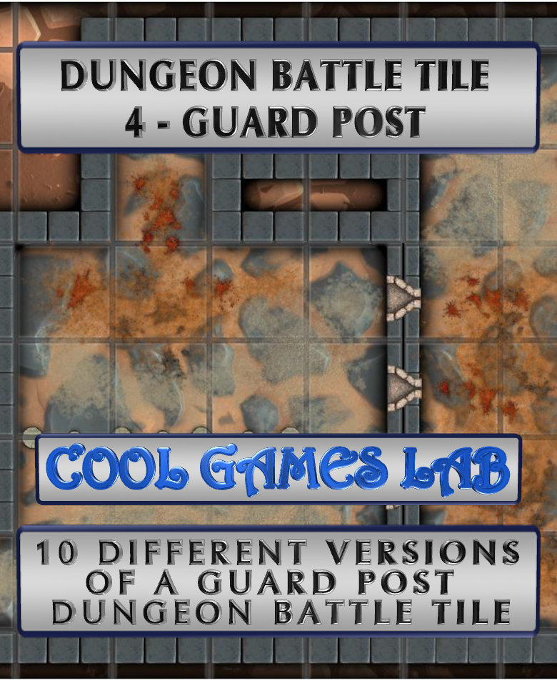 Dungeon Battle Tiles 4, Guard Room - Cool Games Lab | DriveThruRPG
