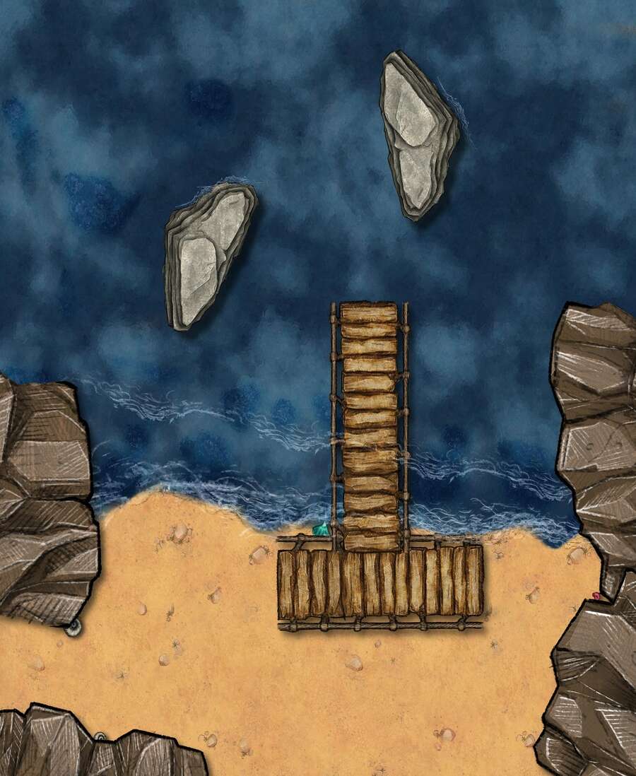 Smuggler Port Map - k3rn | DriveThruRPG