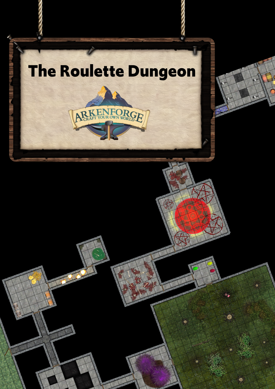 The Roulette Dungeon - Arkenforge | DriveThruRPG
