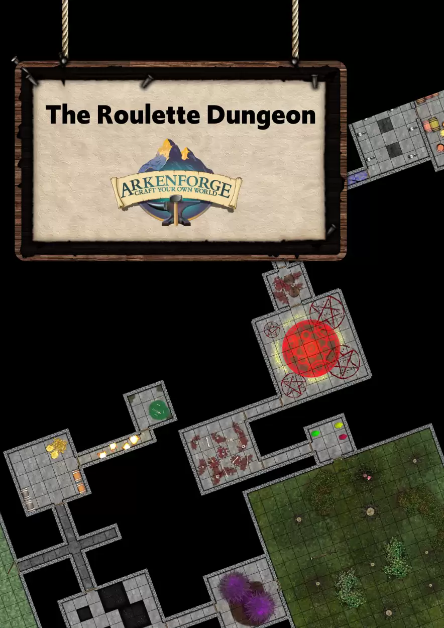 The Roulette Dungeon - Arkenforge | DriveThruRPG