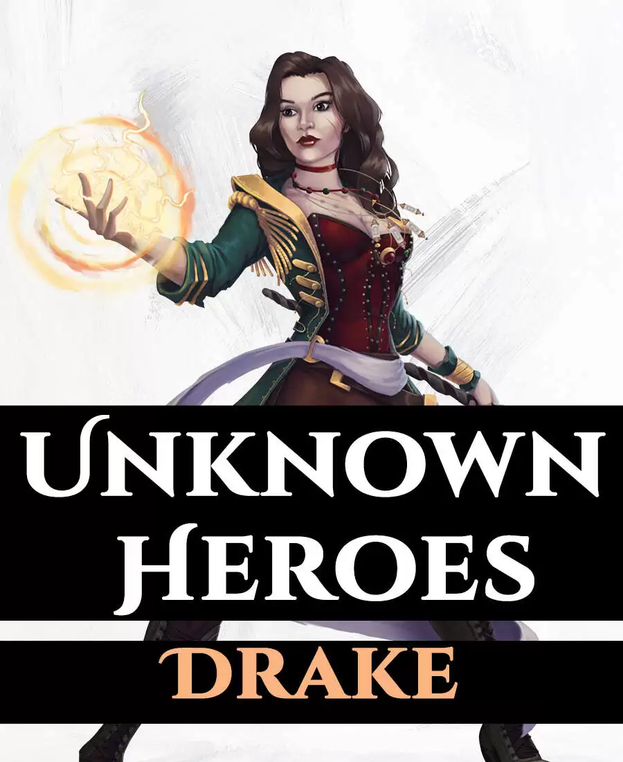 Unknown Heroes Stock Art: Drake, Human Wizard - Jarek Madyda Art ...