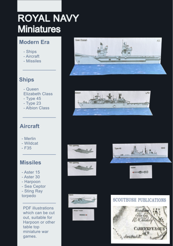 Modern Royal Navy Ships - Scoutbush publishing | DriveThruRPG