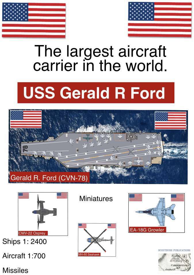 The ‘USS Gerald R. Ford’ and air wing - Scoutbush publishing | DriveThruRPG
