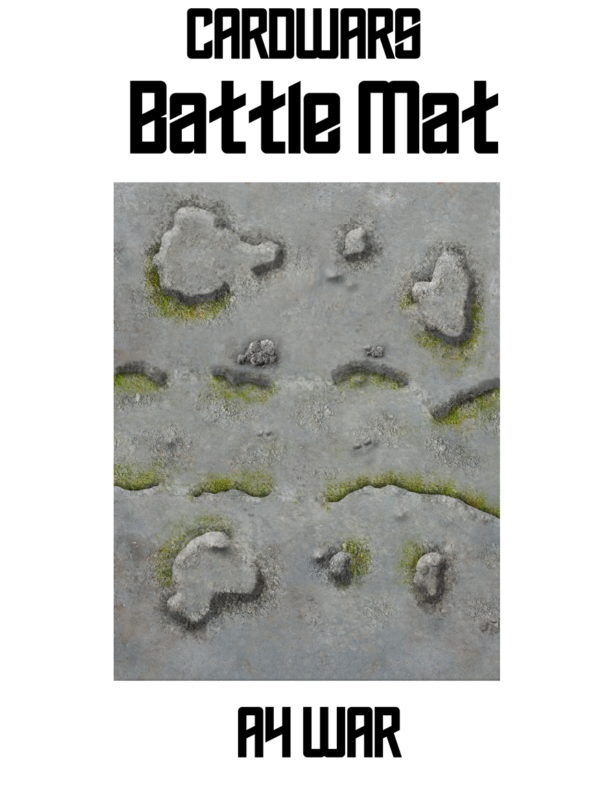 Top-Down Sci-Fi A4WAR Battle Mat 3 - CARDWARS | DriveThruRPG