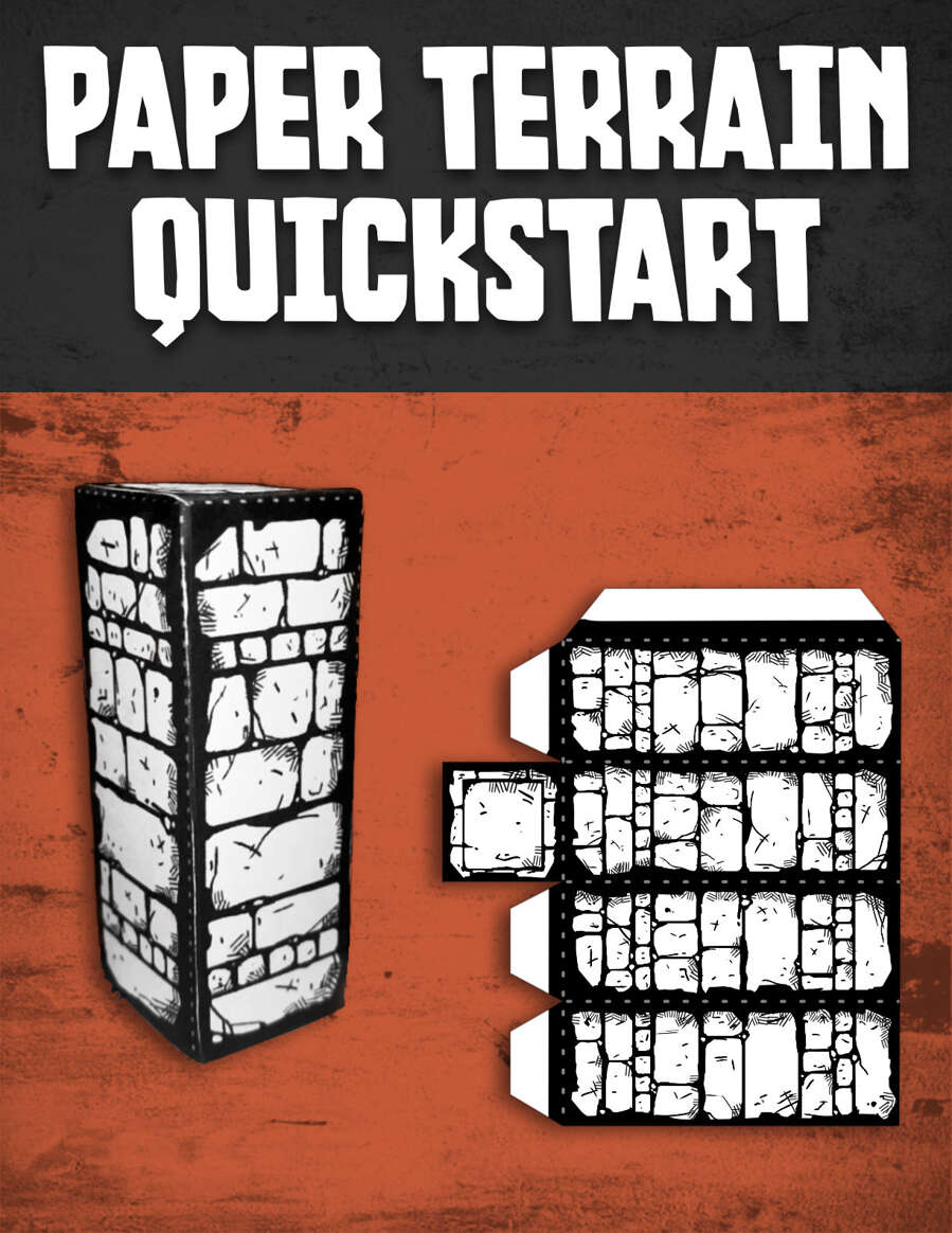 Paper Terrain Quickstart - Kane's Kiln | Kane's Kiln | DriveThruRPG