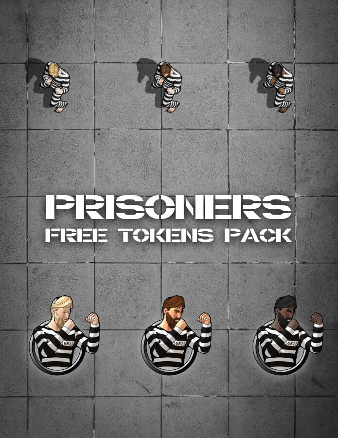 Prisoners FREE Animated Tokens Pack (9 tokens) - HoloGrounds | Animated ...