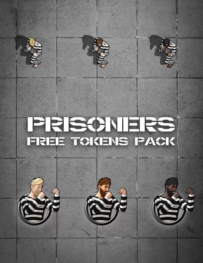 Prisoners FREE Animated Tokens Pack (9 tokens) - HoloGrounds | Animated ...