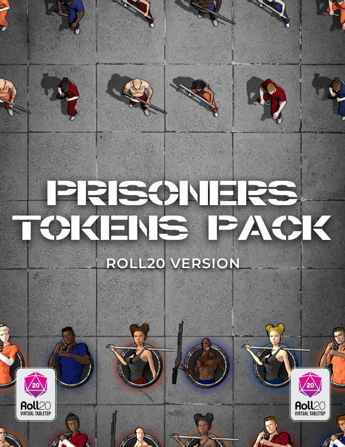 Prisoners Animated Tokens Pack (45 tokens) | Roll 20 - HoloGrounds ...
