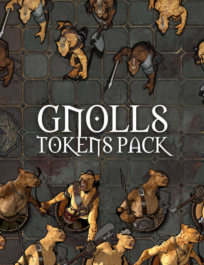 Gnolls Animated Tokens Pack (36 tokens) - HoloGrounds | Animated Tokens ...