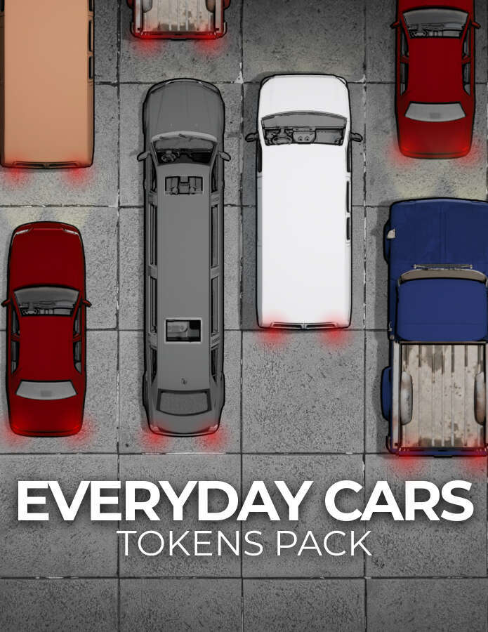 Everyday Cars Animated Tokens Pack (72 tokens) - HoloGrounds | Animated ...