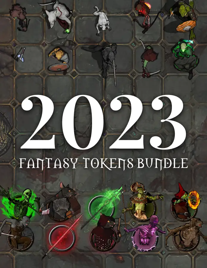 [BUNDLE] HoloHeroes 2023 Fantasy Tokens [BUNDLE] - HoloGrounds | Animated Tokens | DriveThruRPG