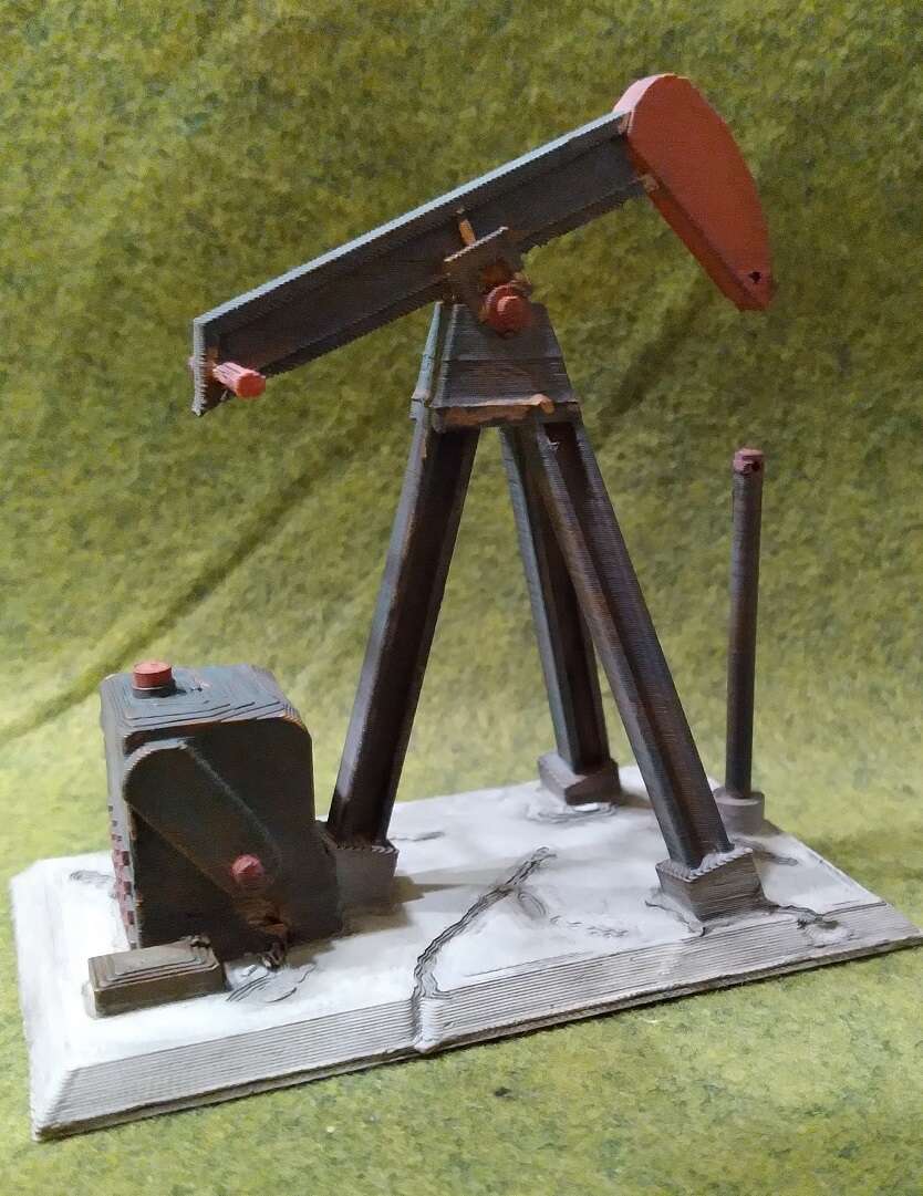 Oil Well Terrain for 28mm - Two Inches of Felt | DriveThruRPG