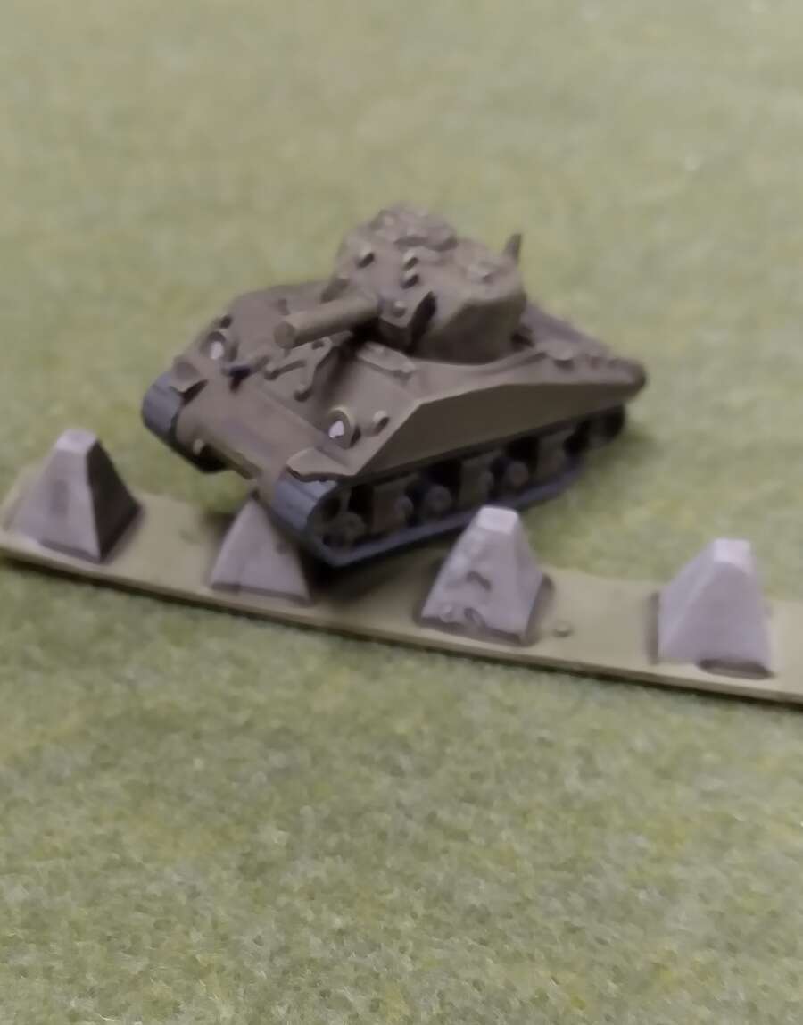Dragon's Teeth Tank Trap (6mm, 10mm, 15mm) - Two Inches of Felt ...