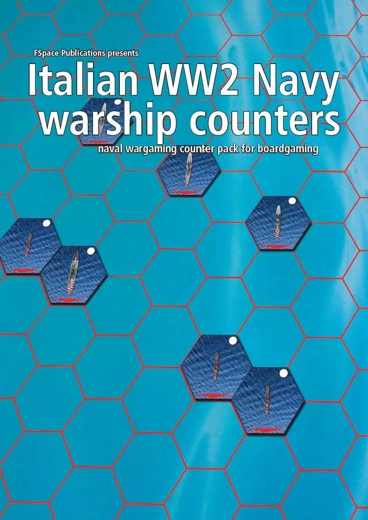 Italian Navy WW2 warship hex counters - FSpace Publications | Tabletop ...