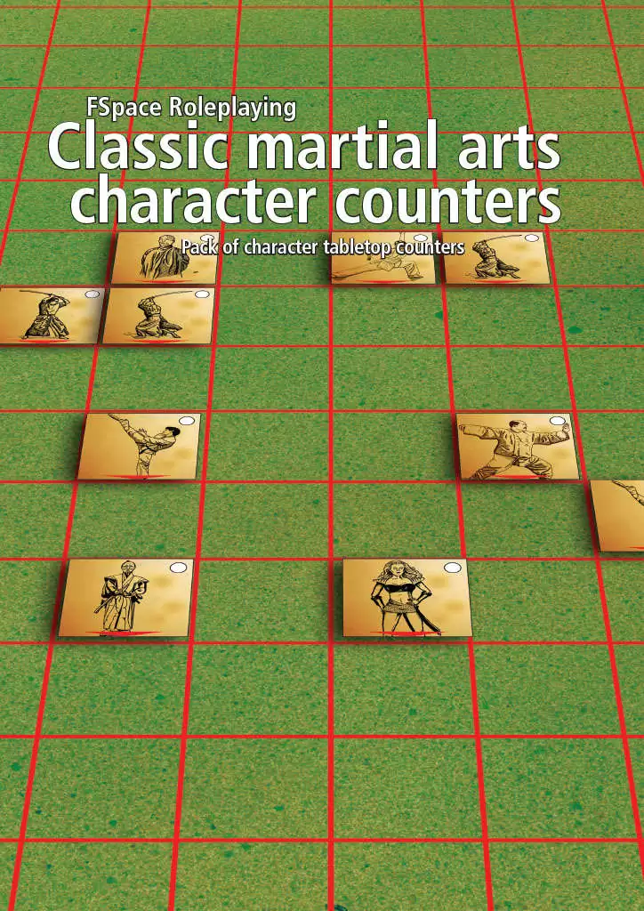 Classic style martial arts character counters - FSpace Publications ...