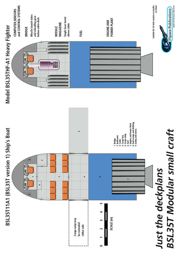BSL35T Modular small craft ship plans sheet - FSpace Publications ...