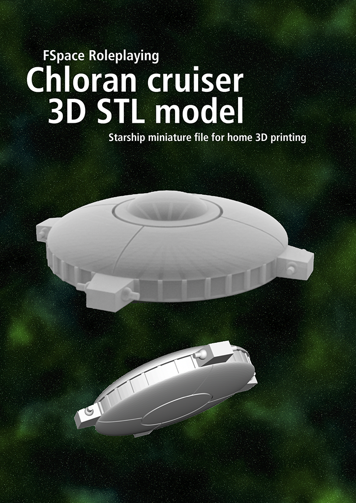 Chloran Cruiser 3D STL model - FSpace Publications | FSpaceRPG ...