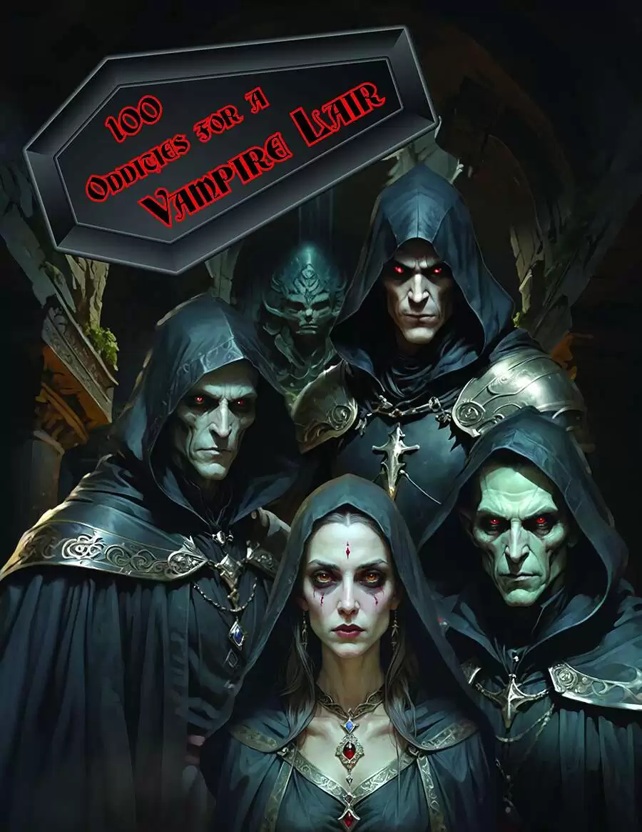 100 Oddities for a Vampire Lair - Skirmisher Publishing | 100 Oddities ...