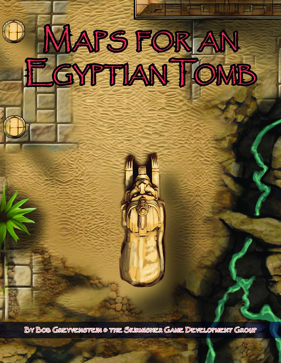 Maps for an Egyptian Tomb (36 x 24) - Skirmisher Publishing | Cardstock ...