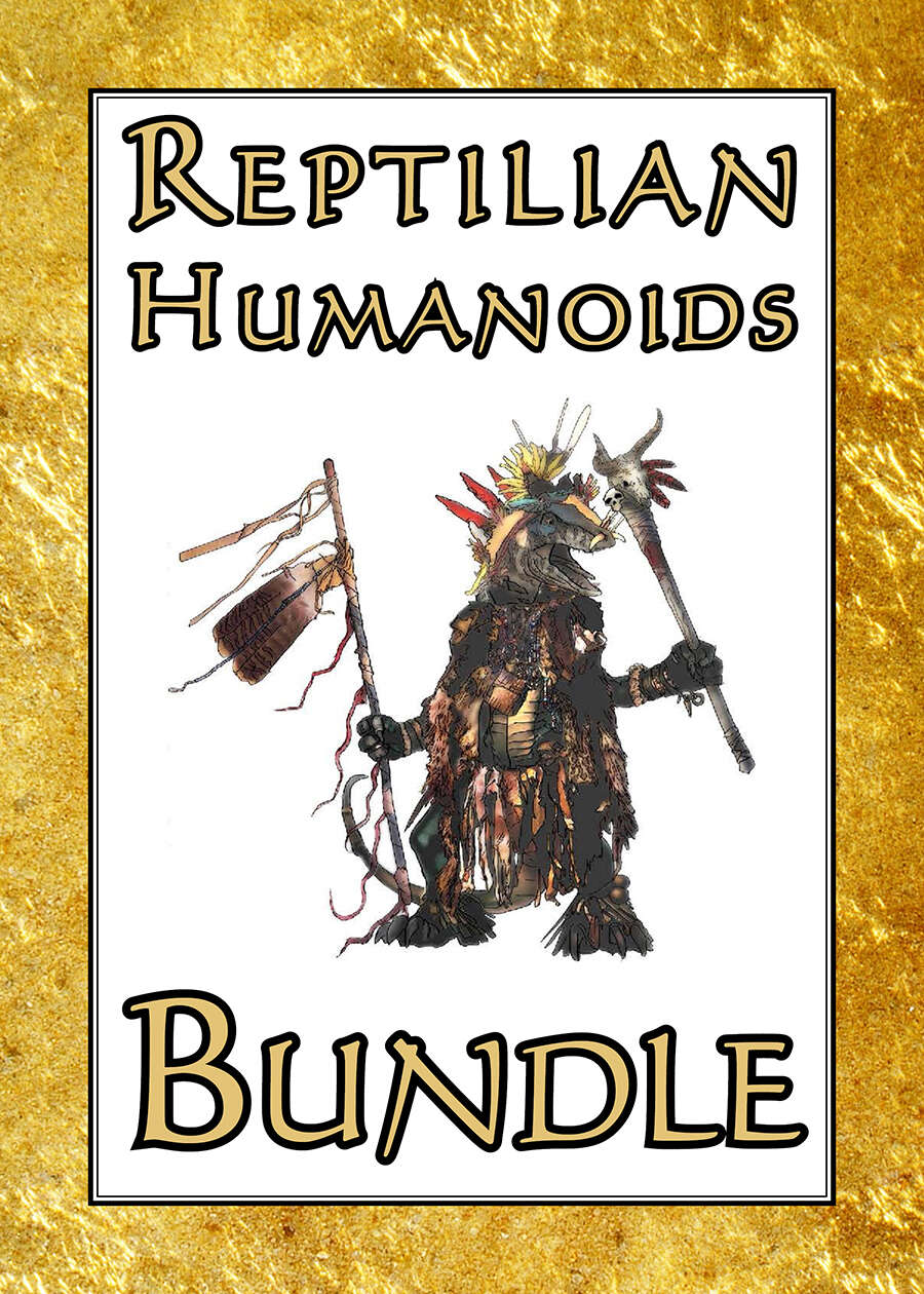 Reptilian Humanoids [80% OFF BUNDLE] - Skirmisher Publishing | Bundles ...