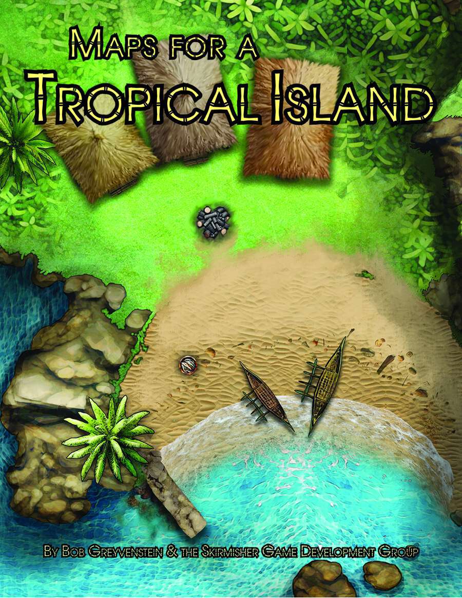 Maps for a Tropical Island (36 x 24) - Skirmisher Publishing | Silver ...