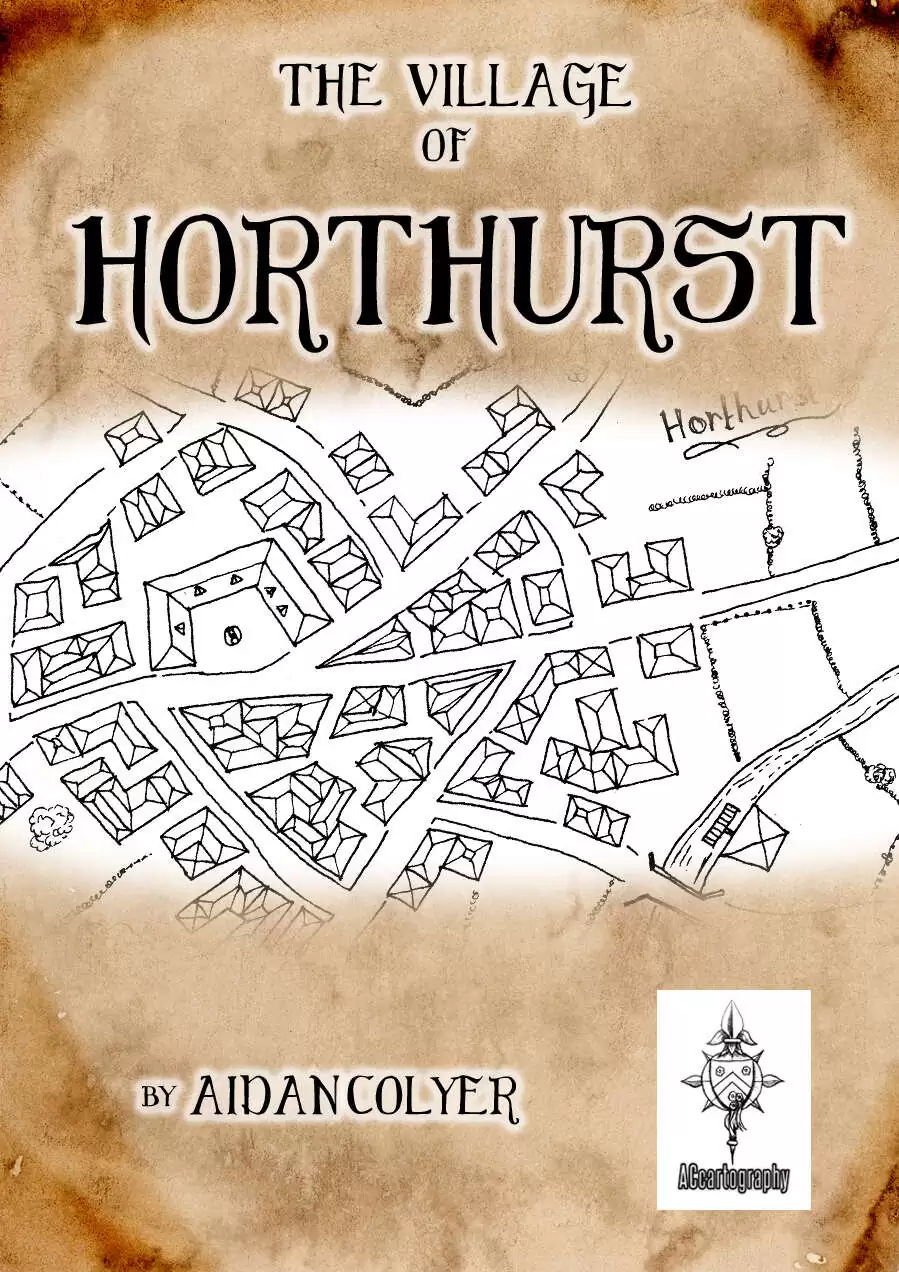 Horthurst village map - ACcartography | DriveThruRPG