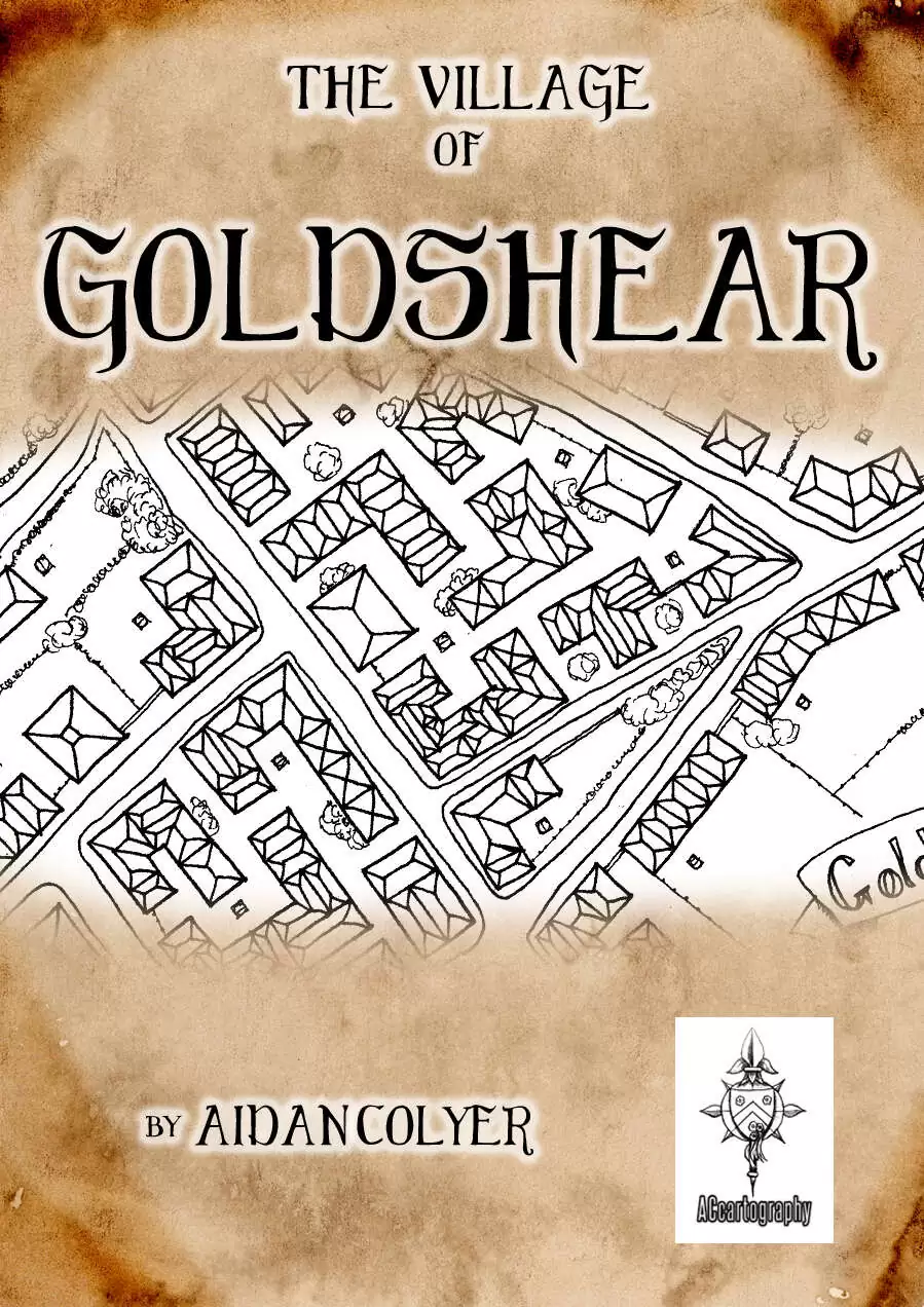 Goldshear village map - ACcartography | DriveThruRPG