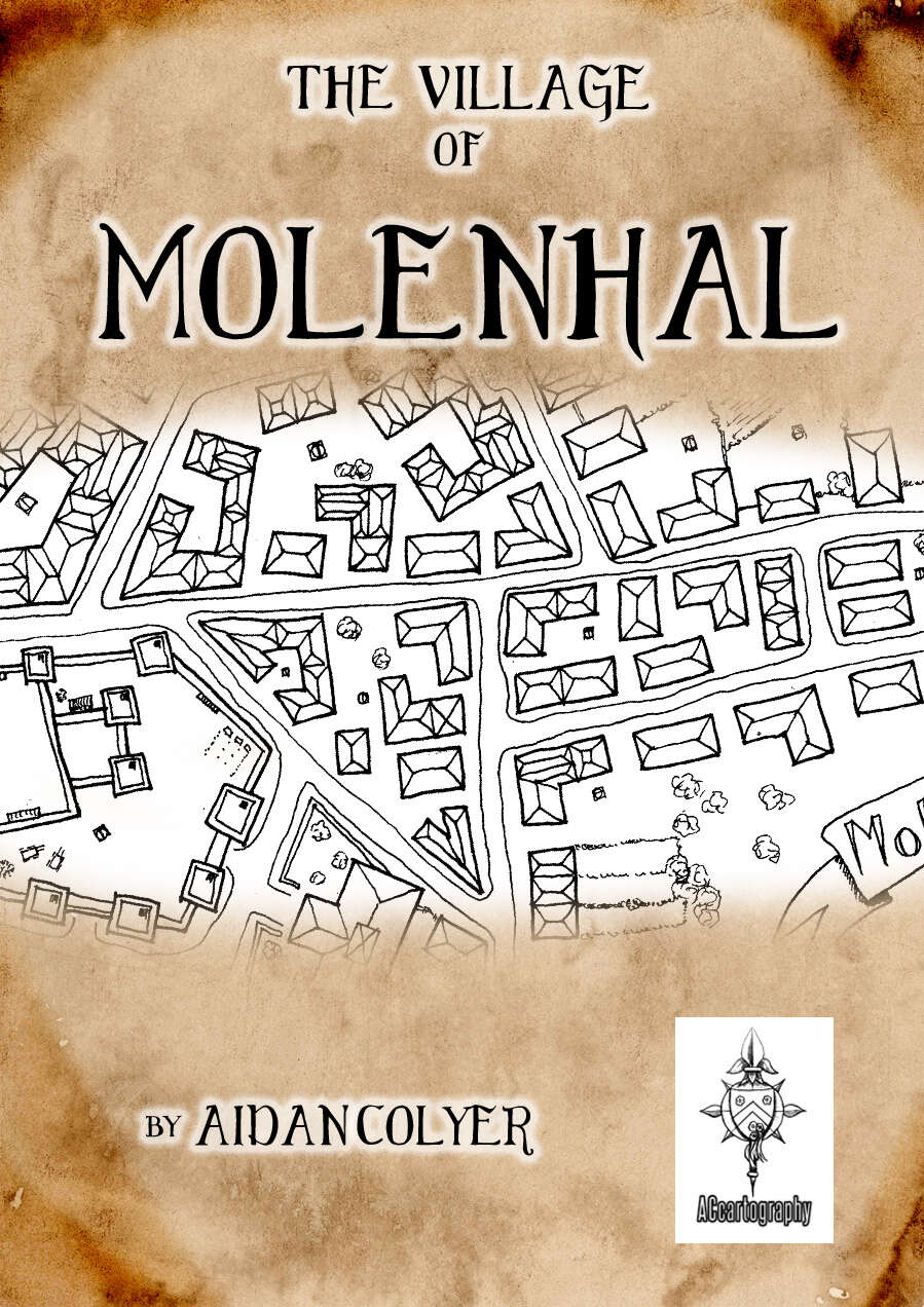 Molenhal village map - ACcartography | DriveThruRPG