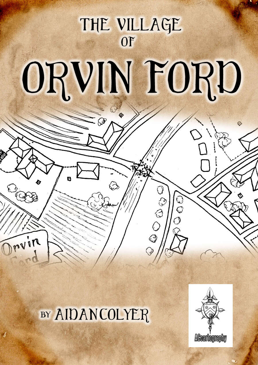 Orvin Ford village map - ACcartography | DriveThruRPG