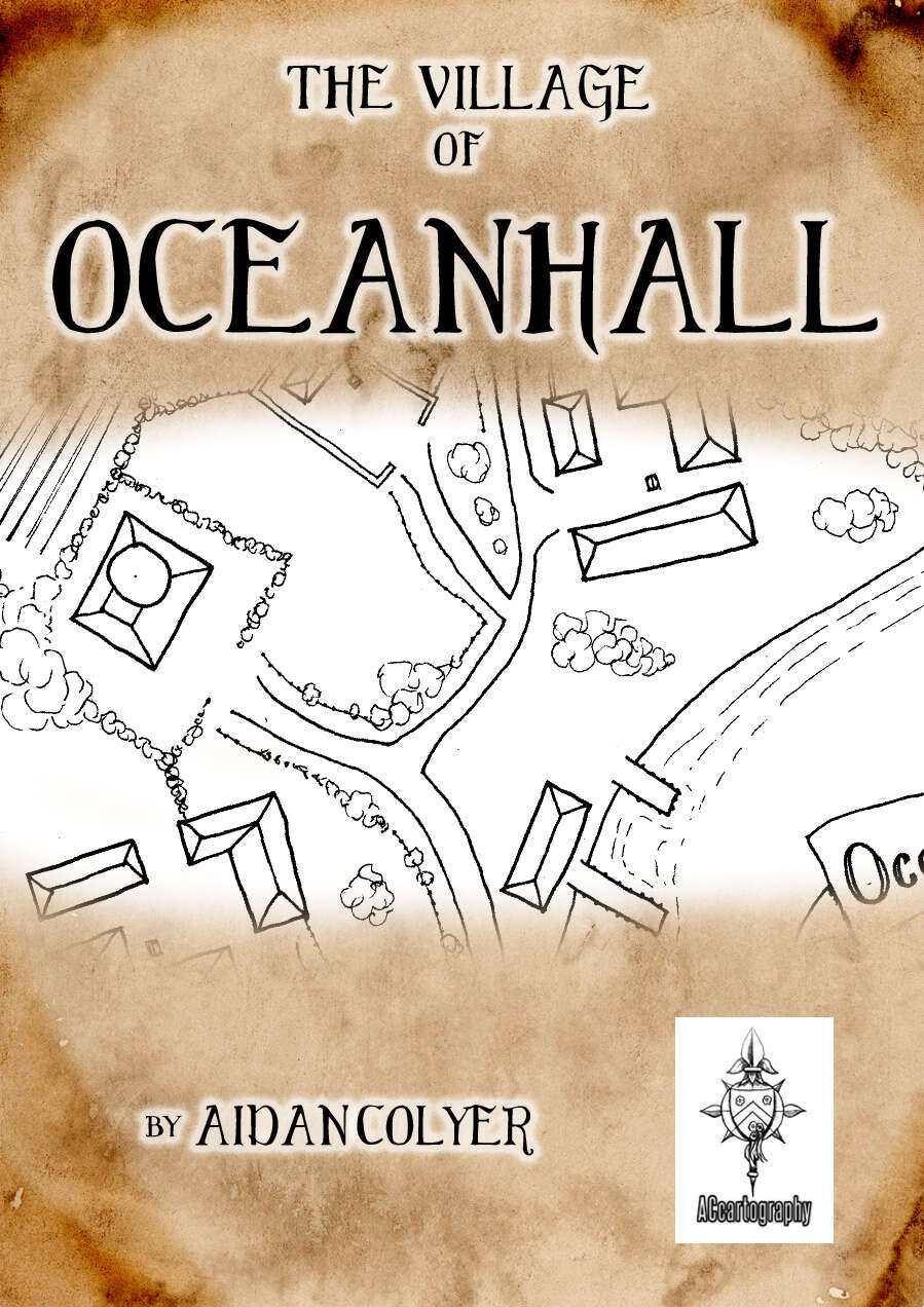 Oceanhall village map - ACcartography | DriveThruRPG