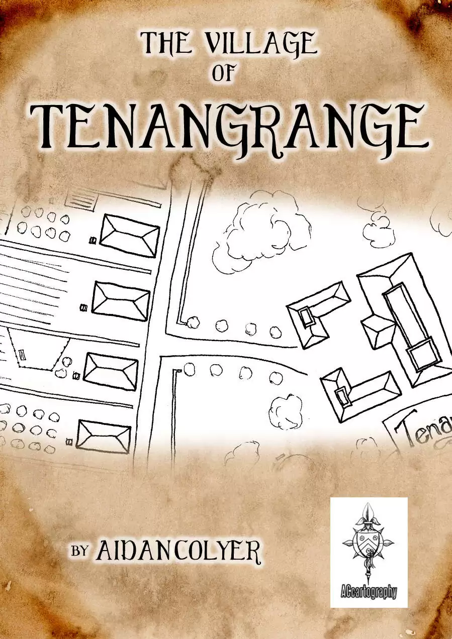 Tenangrange village map - ACcartography | DriveThruRPG