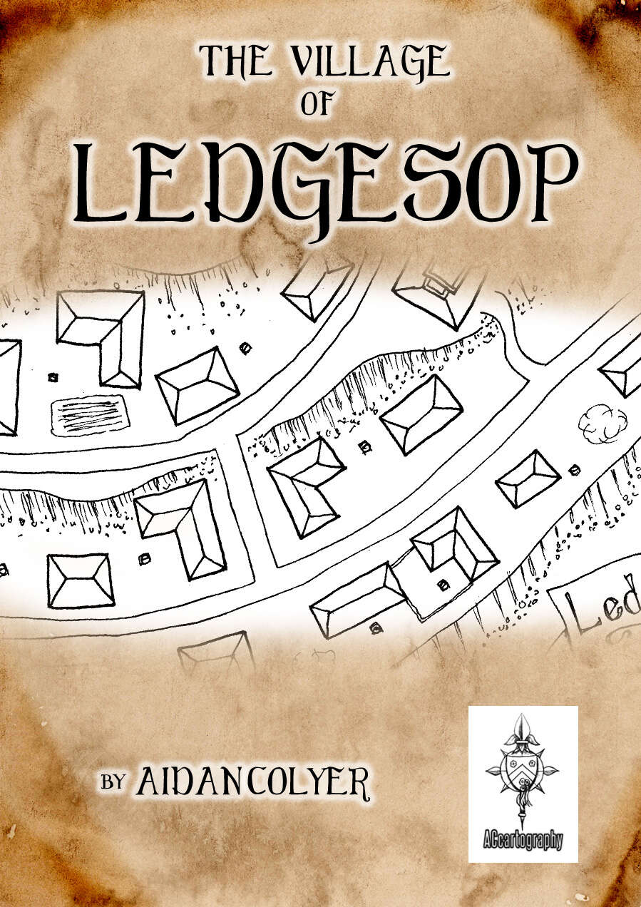 Ledgesop village map - ACcartography | DriveThruRPG