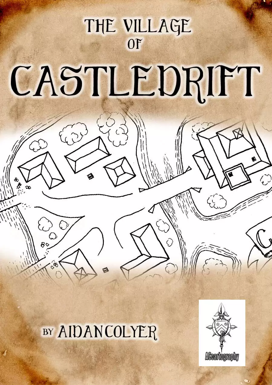 Castledrift village map - ACcartography | DriveThruRPG