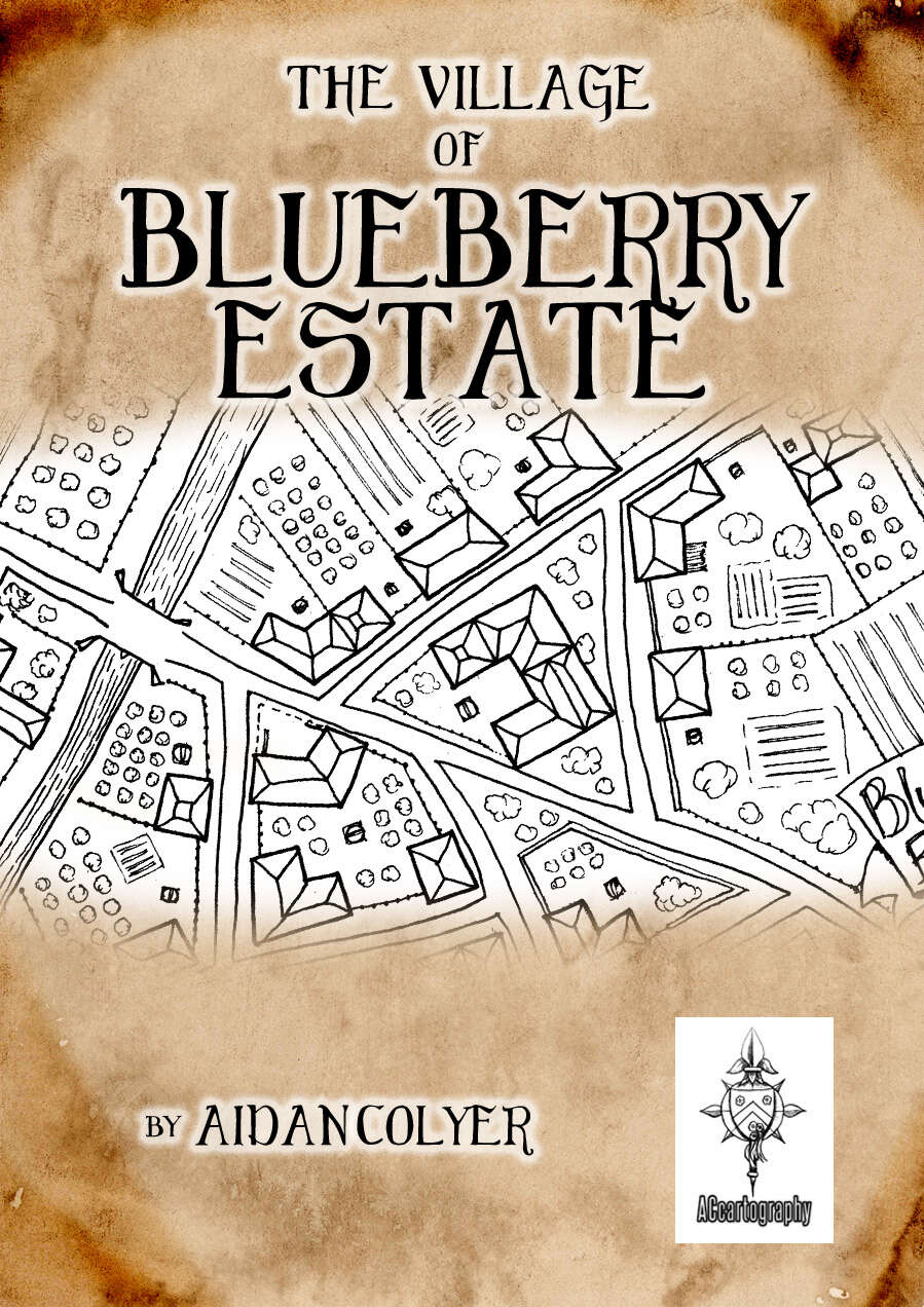 Blueberry Estate village map - ACcartography | DriveThruRPG