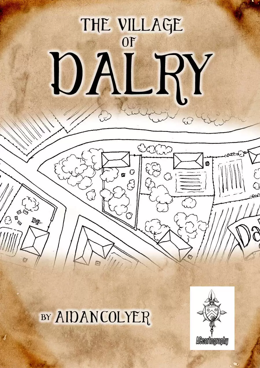 Dalry village map - ACcartography | DriveThruRPG