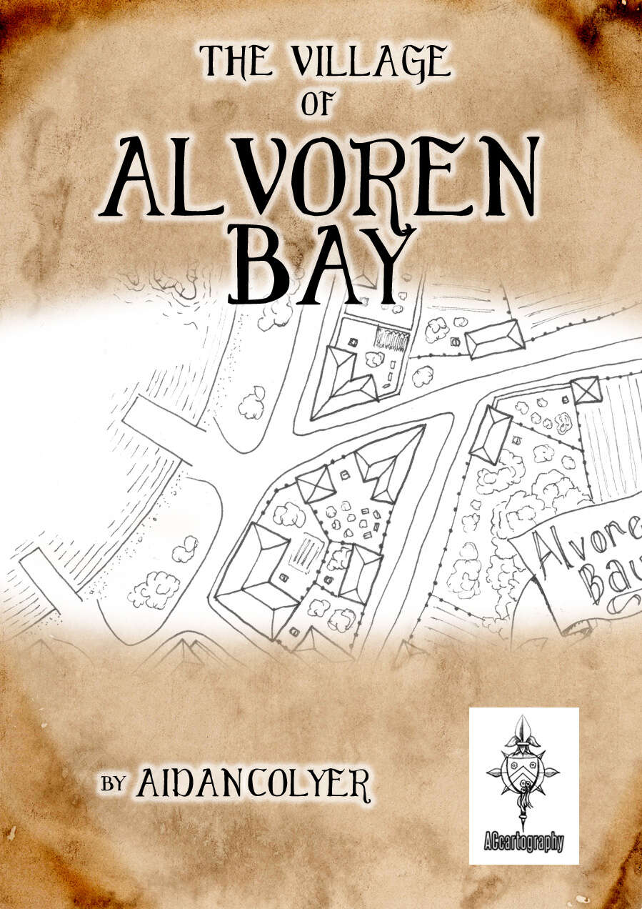 Alvoren Bay village map - ACcartography | DriveThruRPG