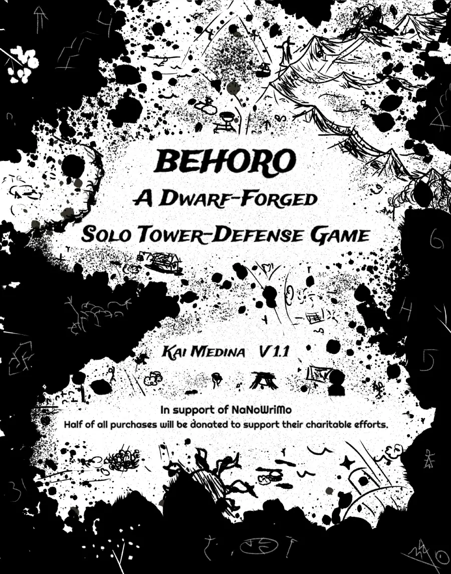 BEHORO: A Solo Tower Defense TTRPG, V1.1 - Kai Medina | DriveThruRPG