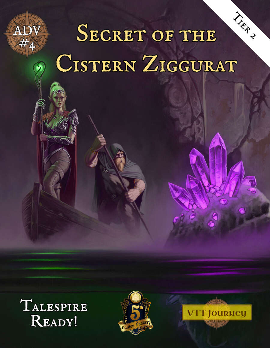 Secret of the Cistern Ziggurat (5e) - Virtual Tabletop Journey | DriveThruRPG