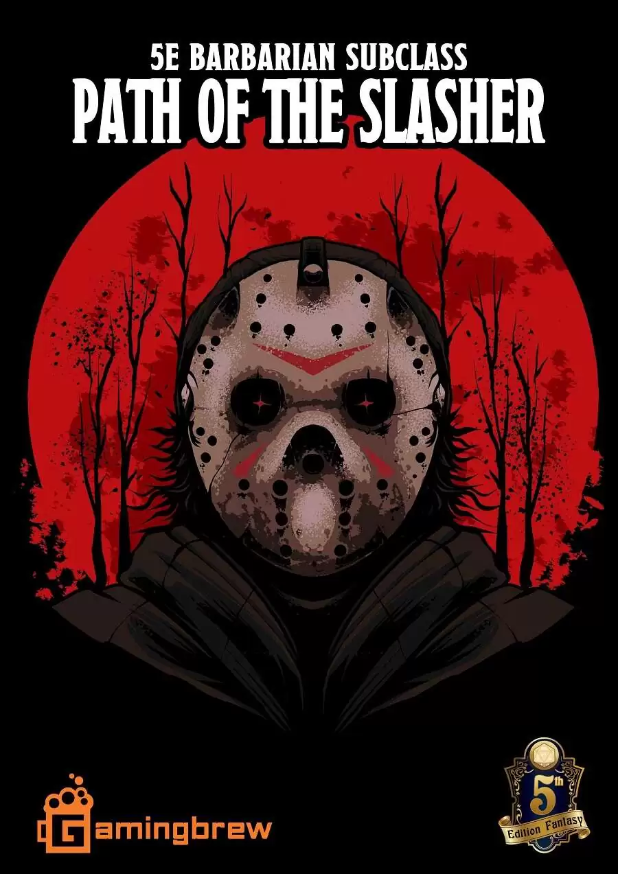 Barbarian: Path of the Slasher | 5E Subclass - Gamingbrew | DriveThruRPG